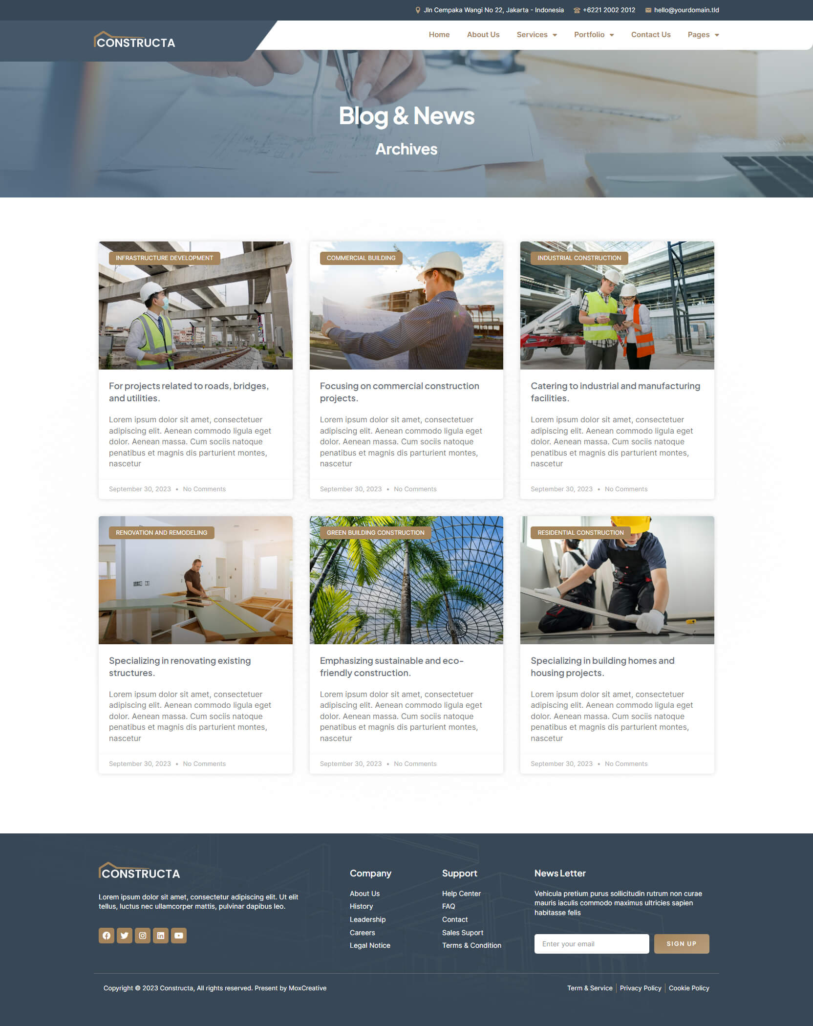 Constructa - Construction & Building Elementor Pro Template Kit by moxcreative